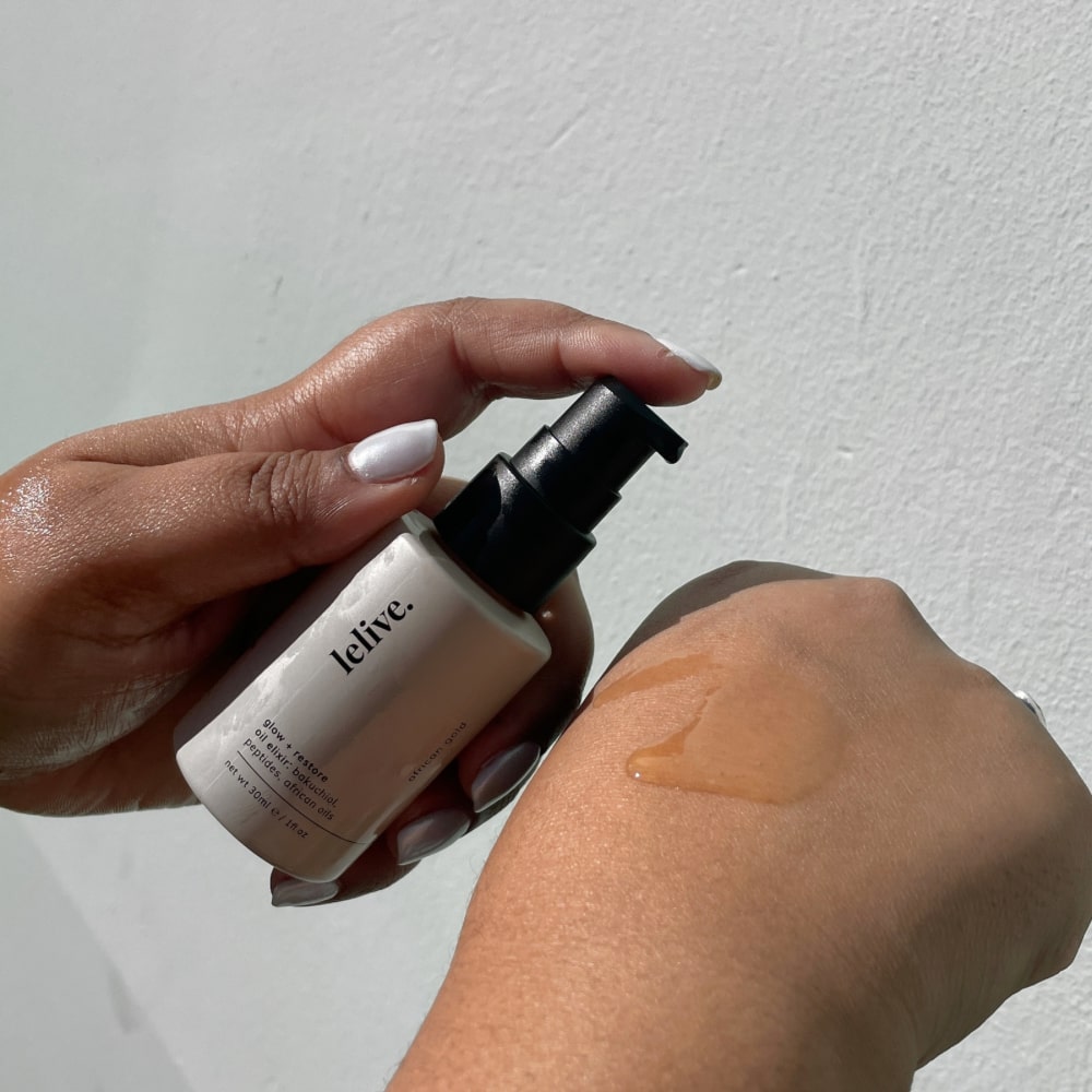 lelive. African Gold Glow and Restore Oil Elixir